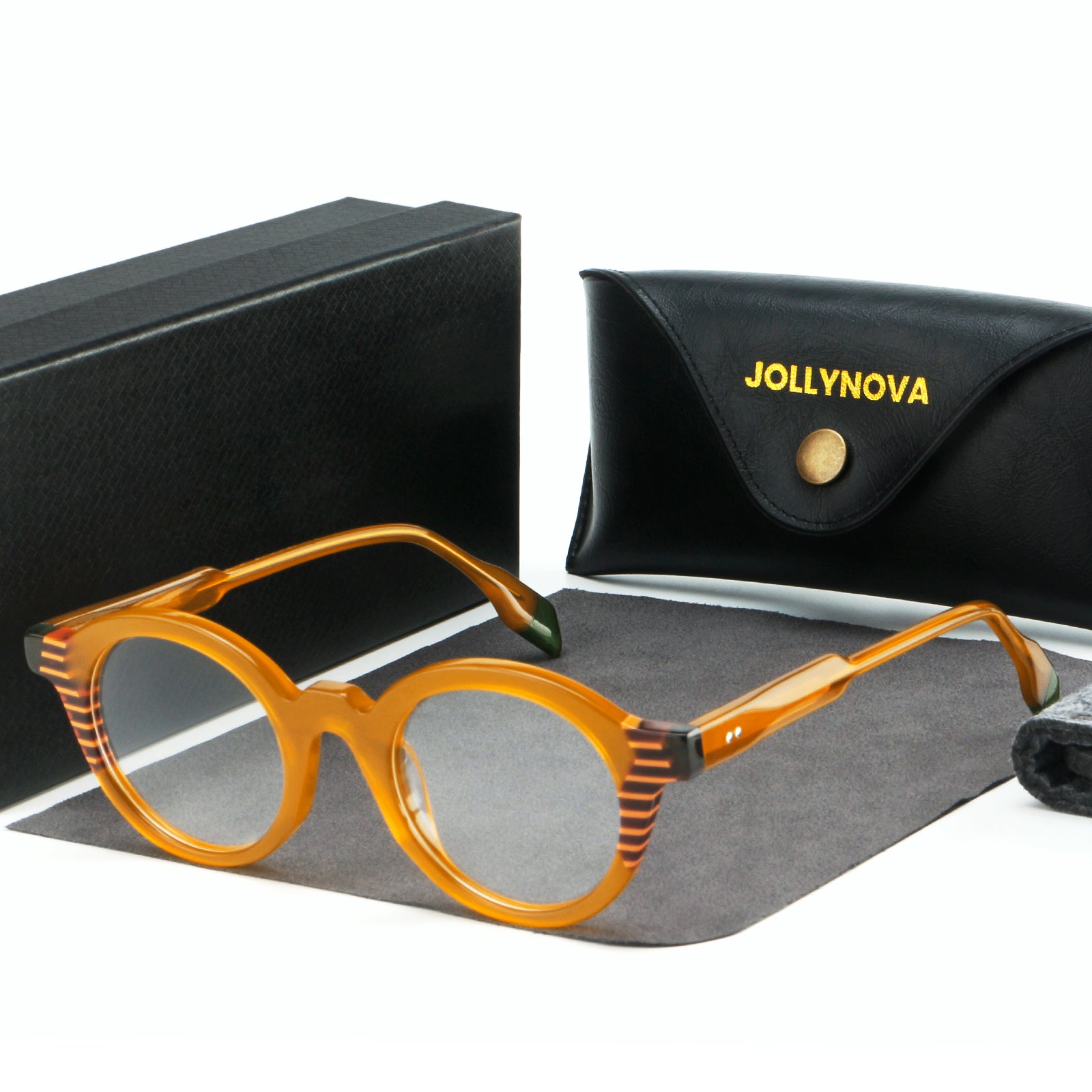 Crowe Vintage Acetate Round Eyeglasses Frame – Jollynova