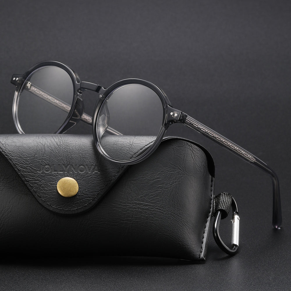 Mindy Vintage TR90 Round Eyeglasses – Jollynova