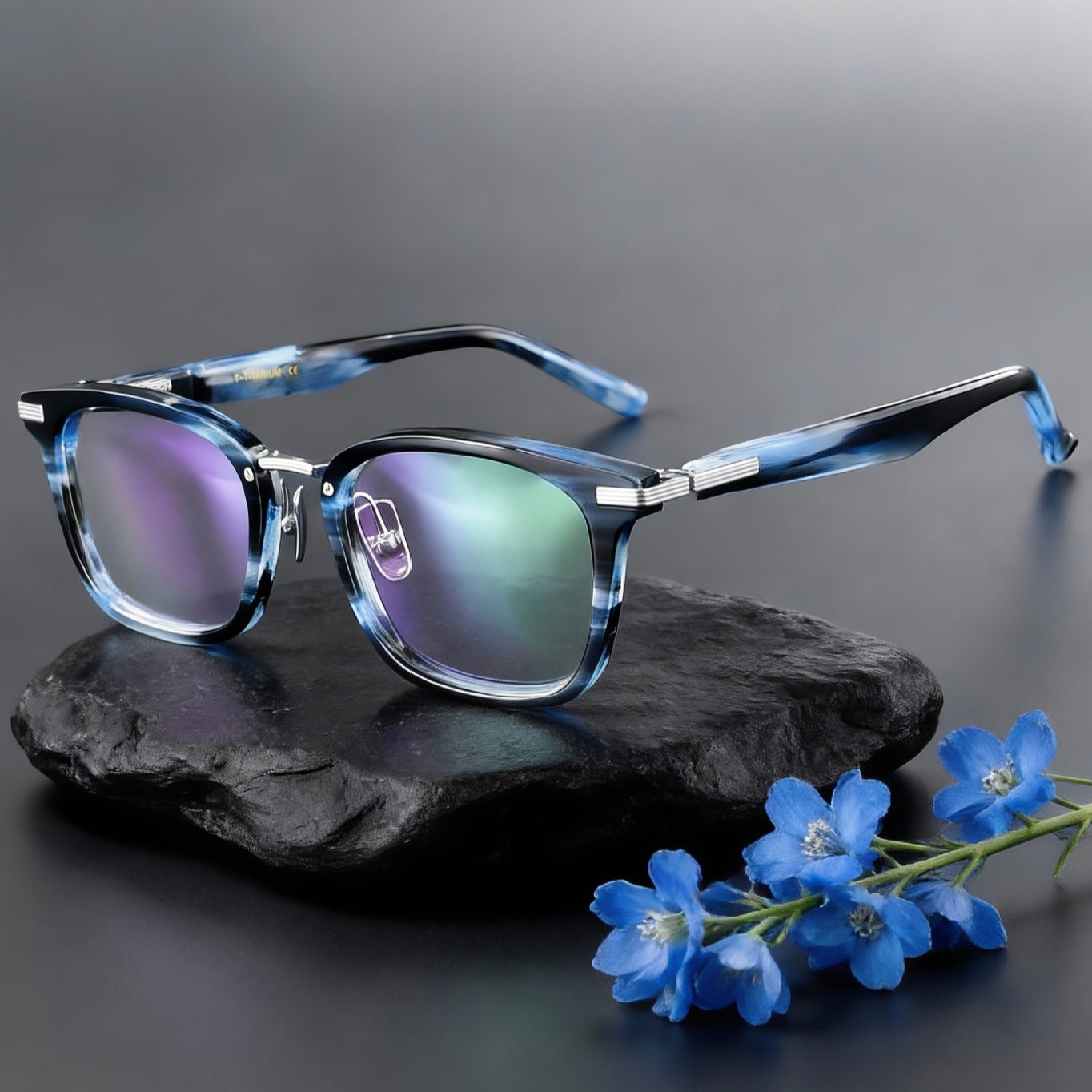 Kropp Retro Rectangle Acetate Eyeglasses Frame – Jollynova