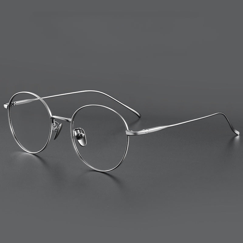 Yan Titanium Vintage Round Eyeglasses Frame – Jollynova