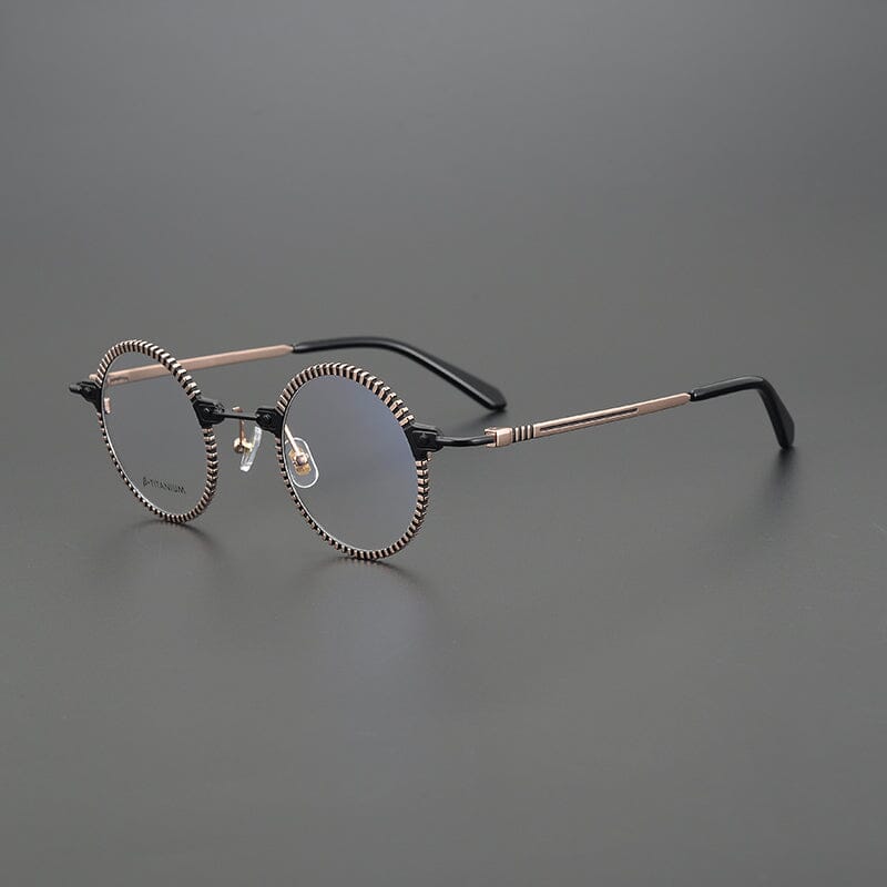 Bevin Round Titanium Glasses Frame – Jollynova