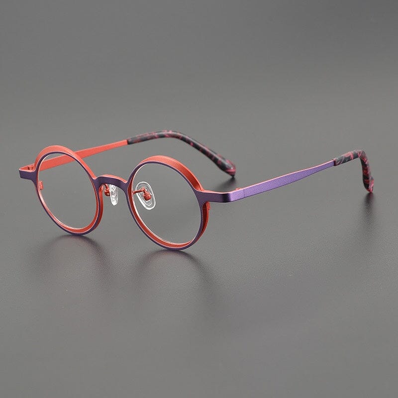 Chay Titanium Round Glasses Frame – Jollynova
