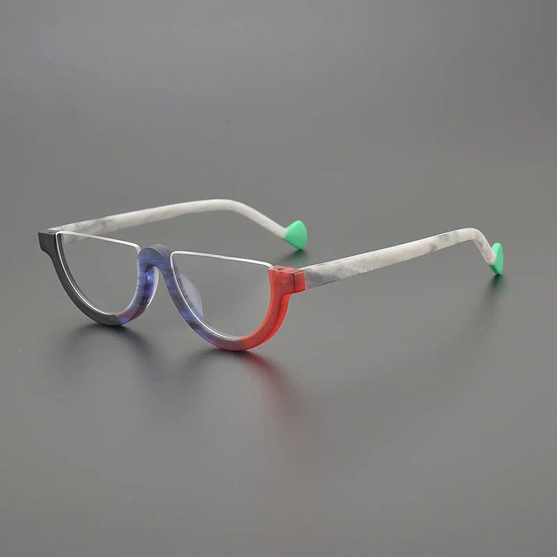 Cyd Retro Semi Circle Acetate Glasses Frame – Jollynova