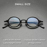 Drew Round Titanium Glasses Frame – Jollynova