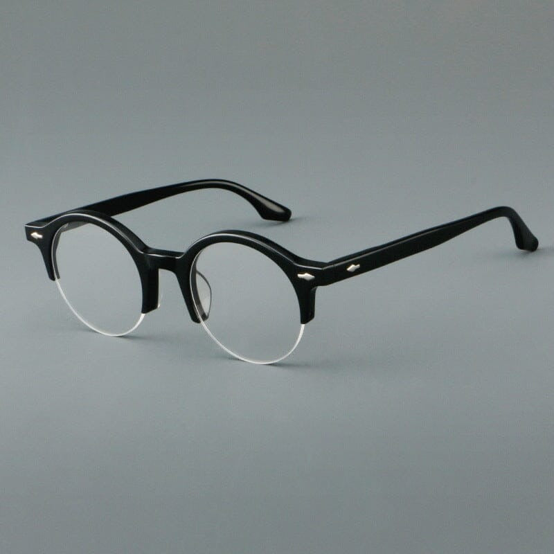 Ozlem Round Acetate Glasses Frame – Jollynova