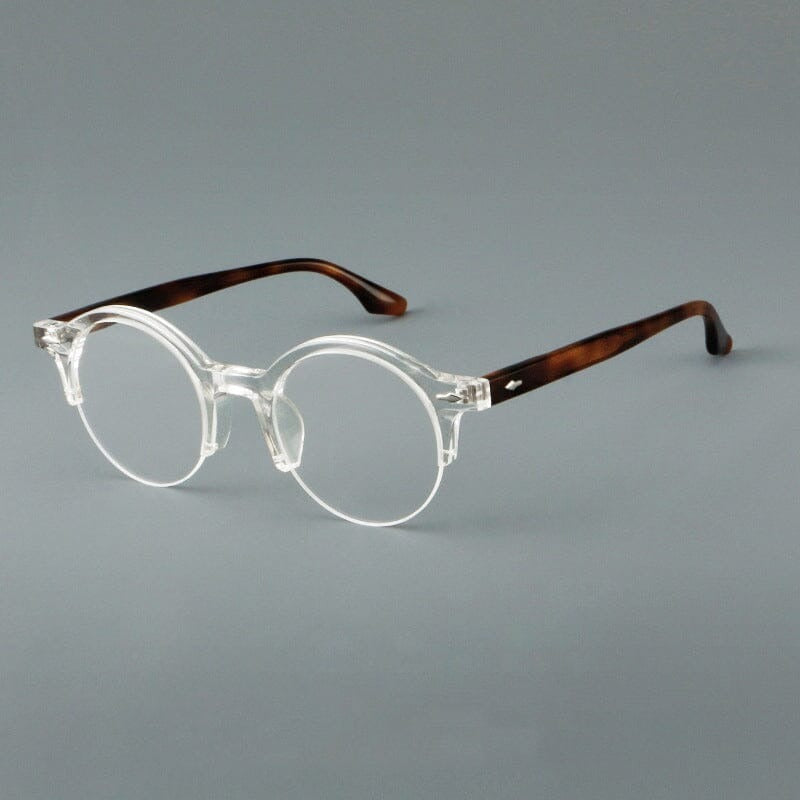 Ozlem Round Acetate Glasses Frame – Jollynova