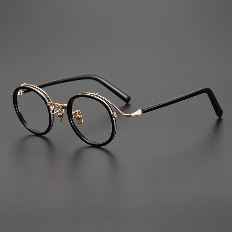 Hank Premium Series Vintage Acetate Round Glasses Frame – Jollynova