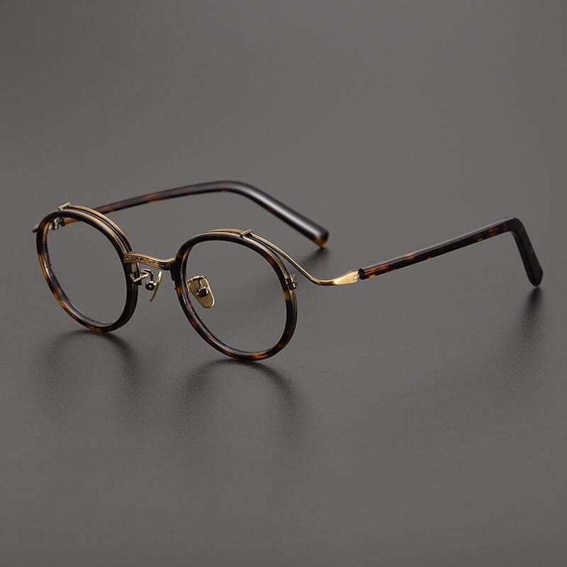 Hank Premium Series Vintage Acetate Round Glasses Frame – Jollynova