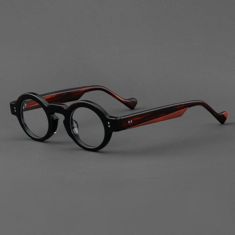 Jerry Vintage Acetate Round Glasses Frame – Jollynova