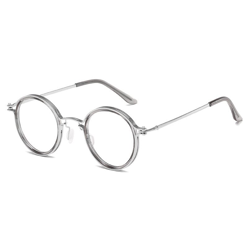 Kay Retro Round Optical Metal Glasses Frame – Jollynova