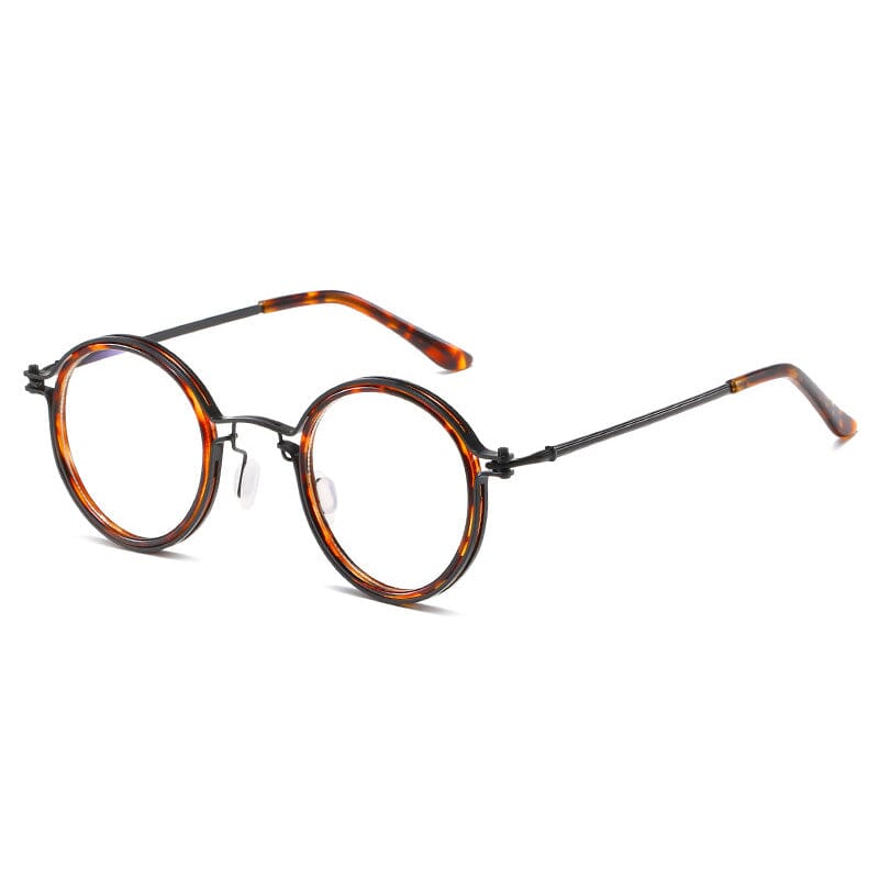 Kay Retro Round Optical Metal Glasses Frame – Jollynova