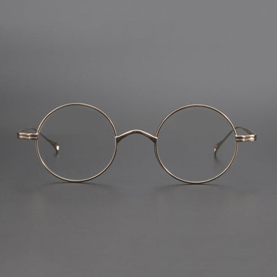 Monroe Titanium Round Glasses Frame – Jollynova