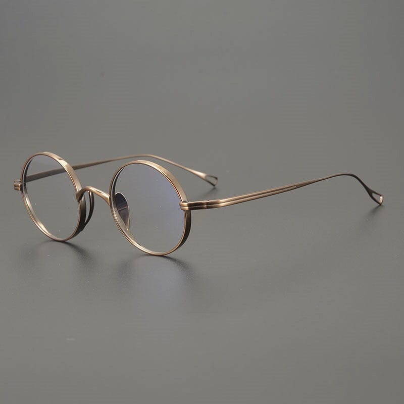 Monroe Titanium Round Glasses Frame – Jollynova