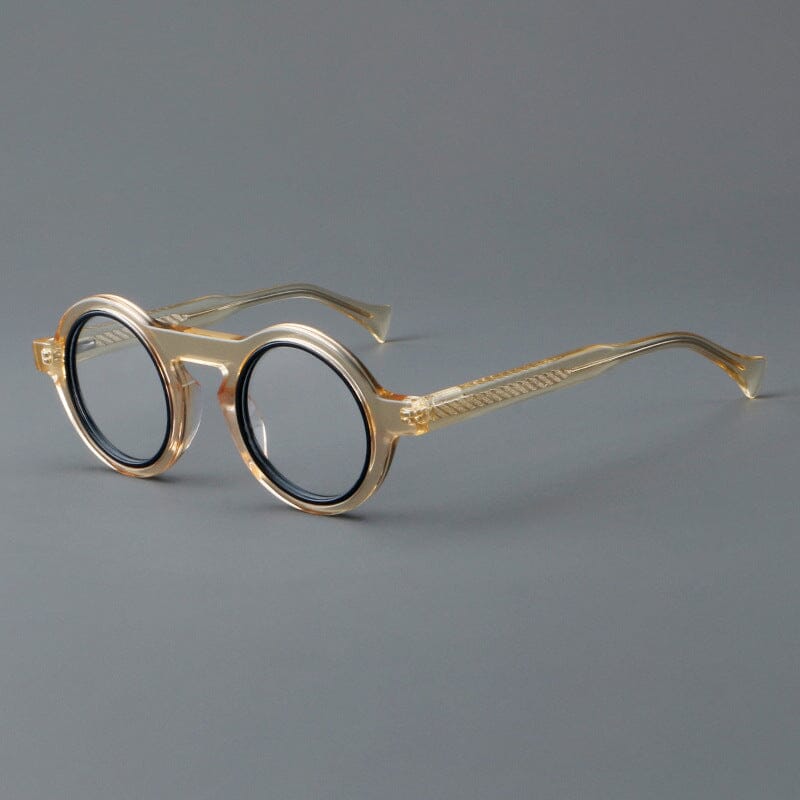 Pluto Acetate Round Retro Glasses Frame – Jollynova