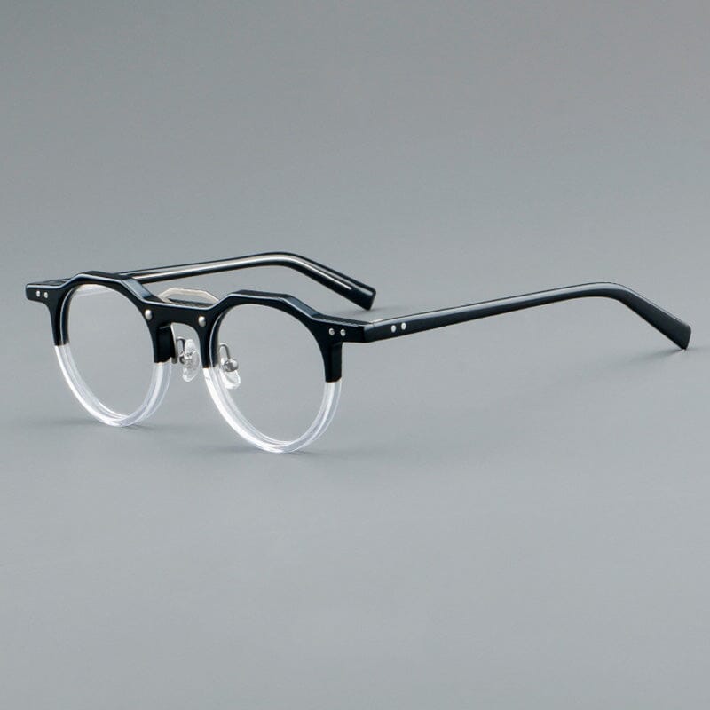 Ron Retro Round Acetate Glasses Frame – Jollynova