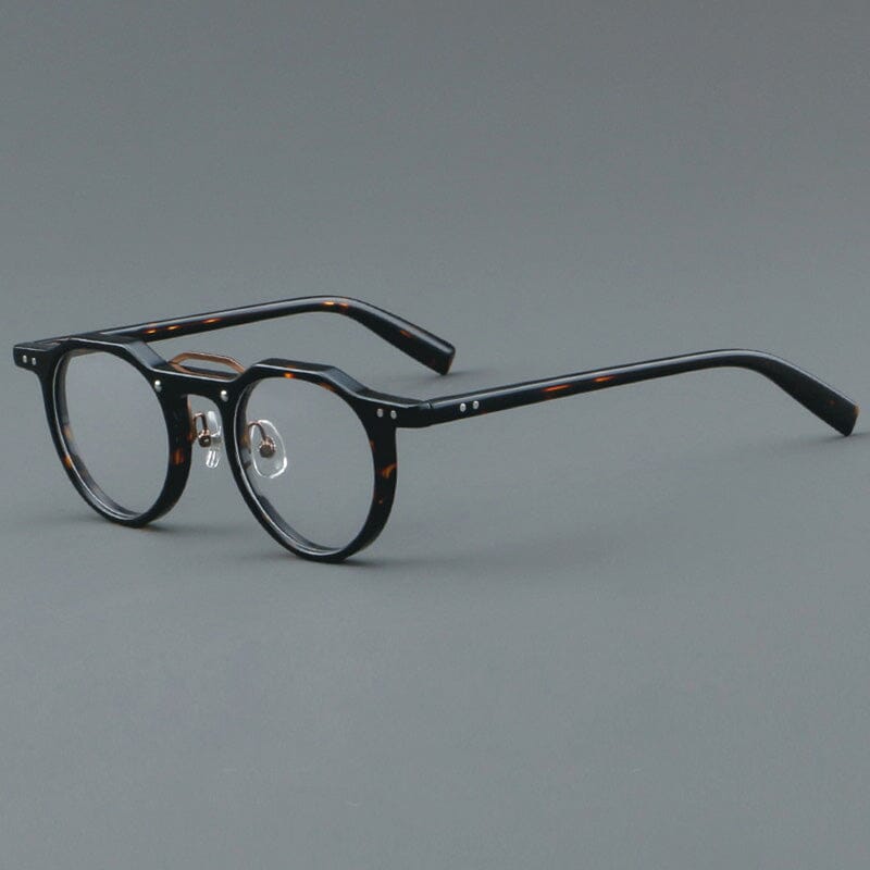 Ron Retro Round Acetate Glasses Frame – Jollynova