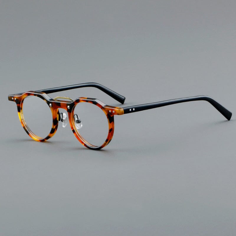 Ron Retro Round Acetate Glasses Frame – Jollynova