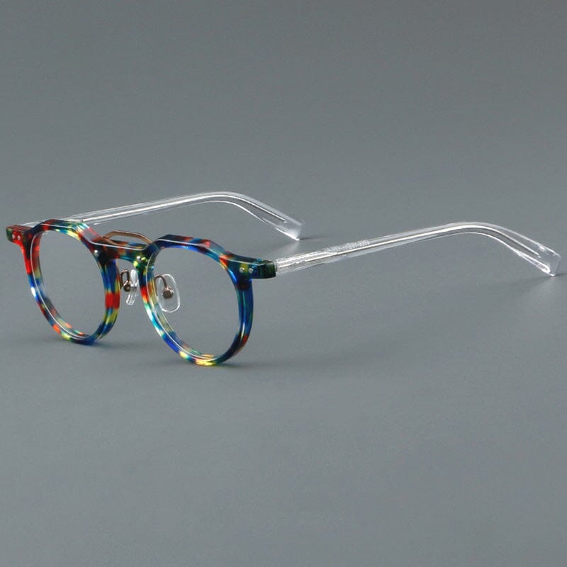 Ron Retro Round Acetate Glasses Frame – Jollynova
