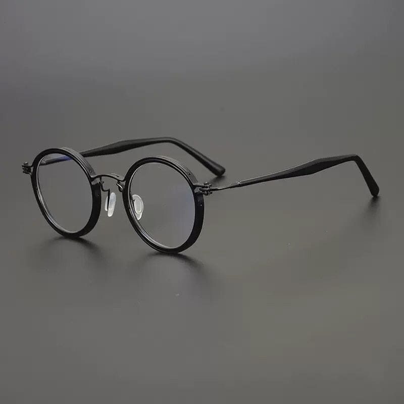 Tate Vintage Round Acetate Glasses Frame – Jollynova