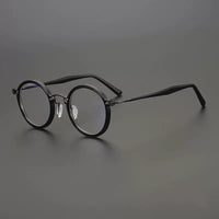 Tate Vintage Round Acetate Glasses Frame – Jollynova