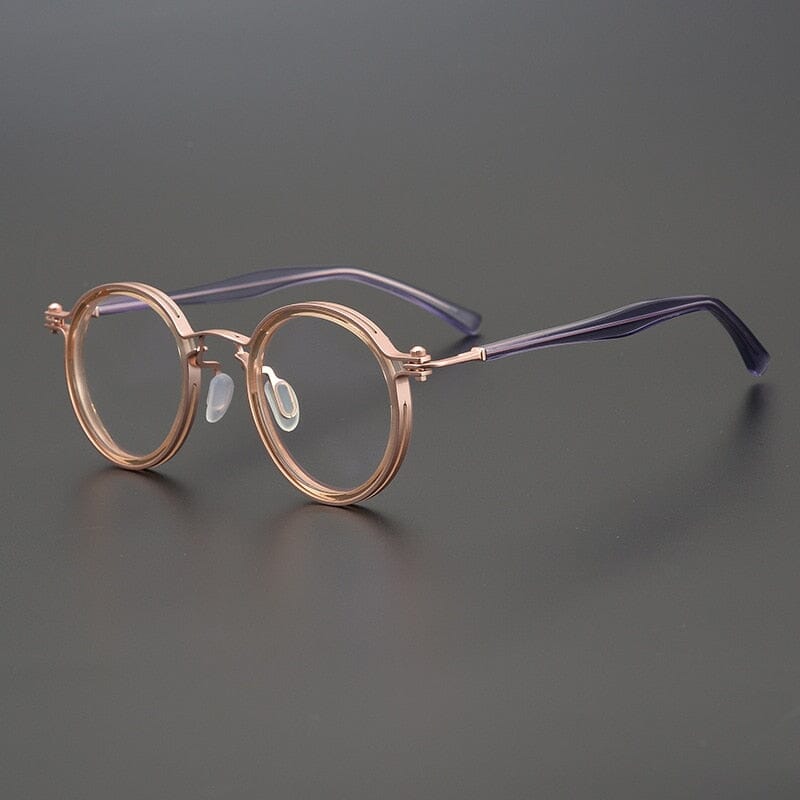 Tate Vintage Round Acetate Glasses Frame – Jollynova