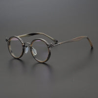 Tate Vintage Round Acetate Glasses Frame – Jollynova