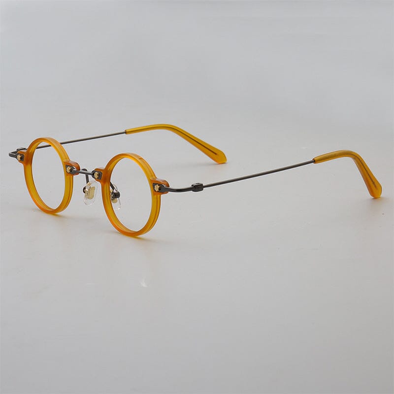 Tatsuo Retro Small Round Acetate Eyeglasses – Jollynova