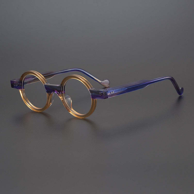 Veda Vintage Round Acetate Glasses Frame – Jollynova