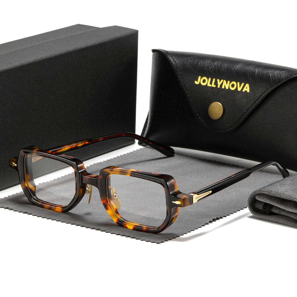 Gibbon Retro Rectangle Glasses Frame – Jollynova