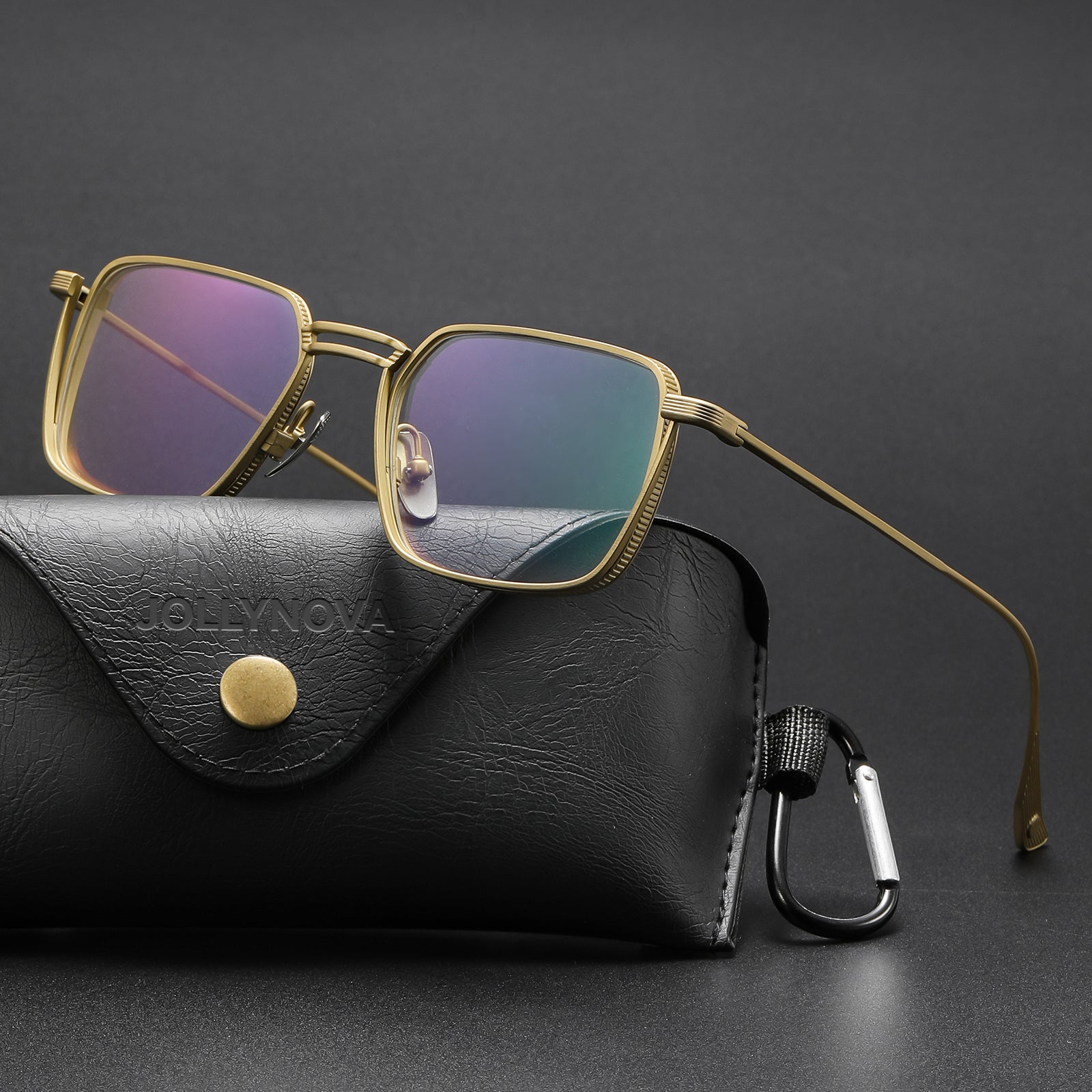 Aric Retro Titanium Ultra-Light Glasses Frame – Jollynova