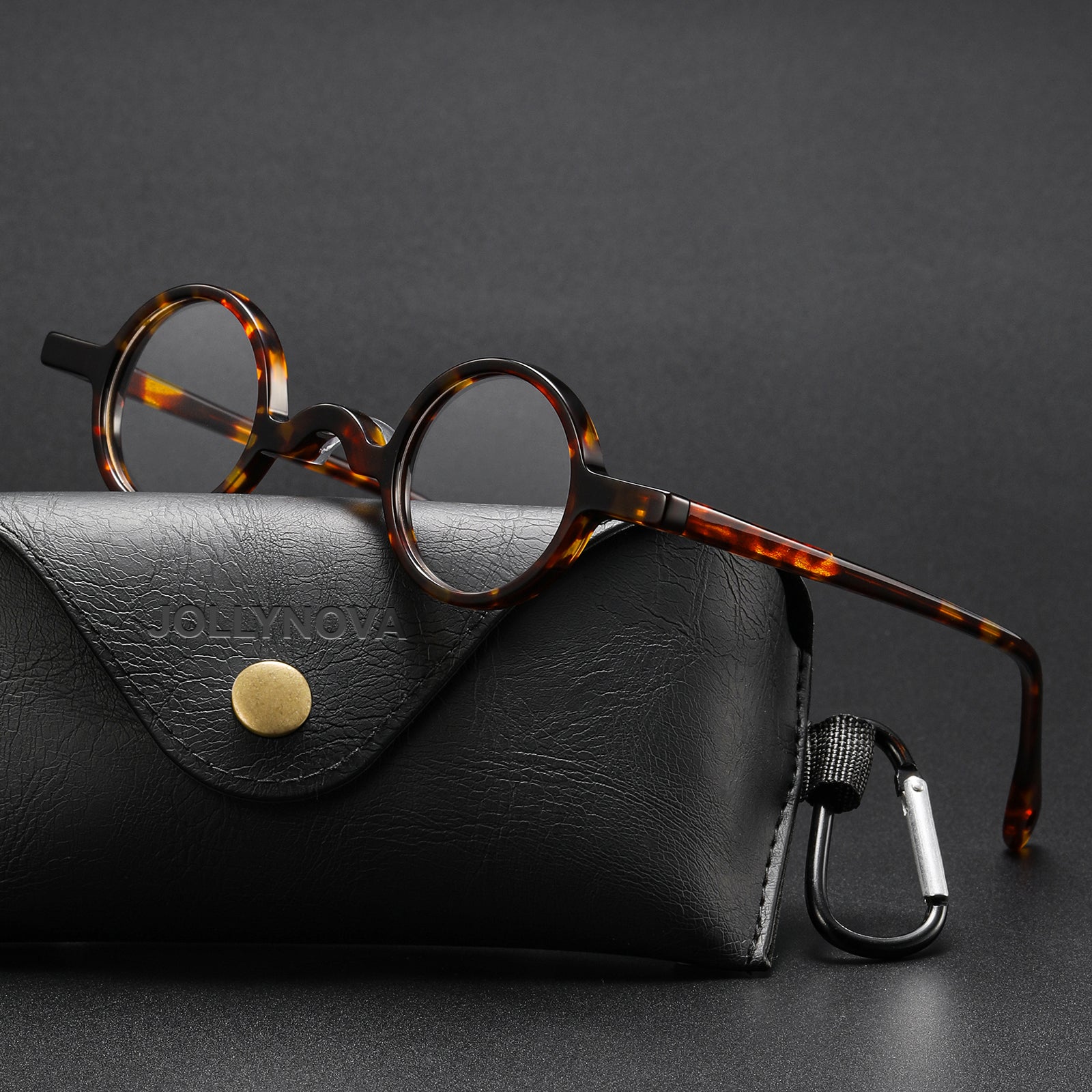 Jim Small Round Acetate Glasses Frame – Jollynova