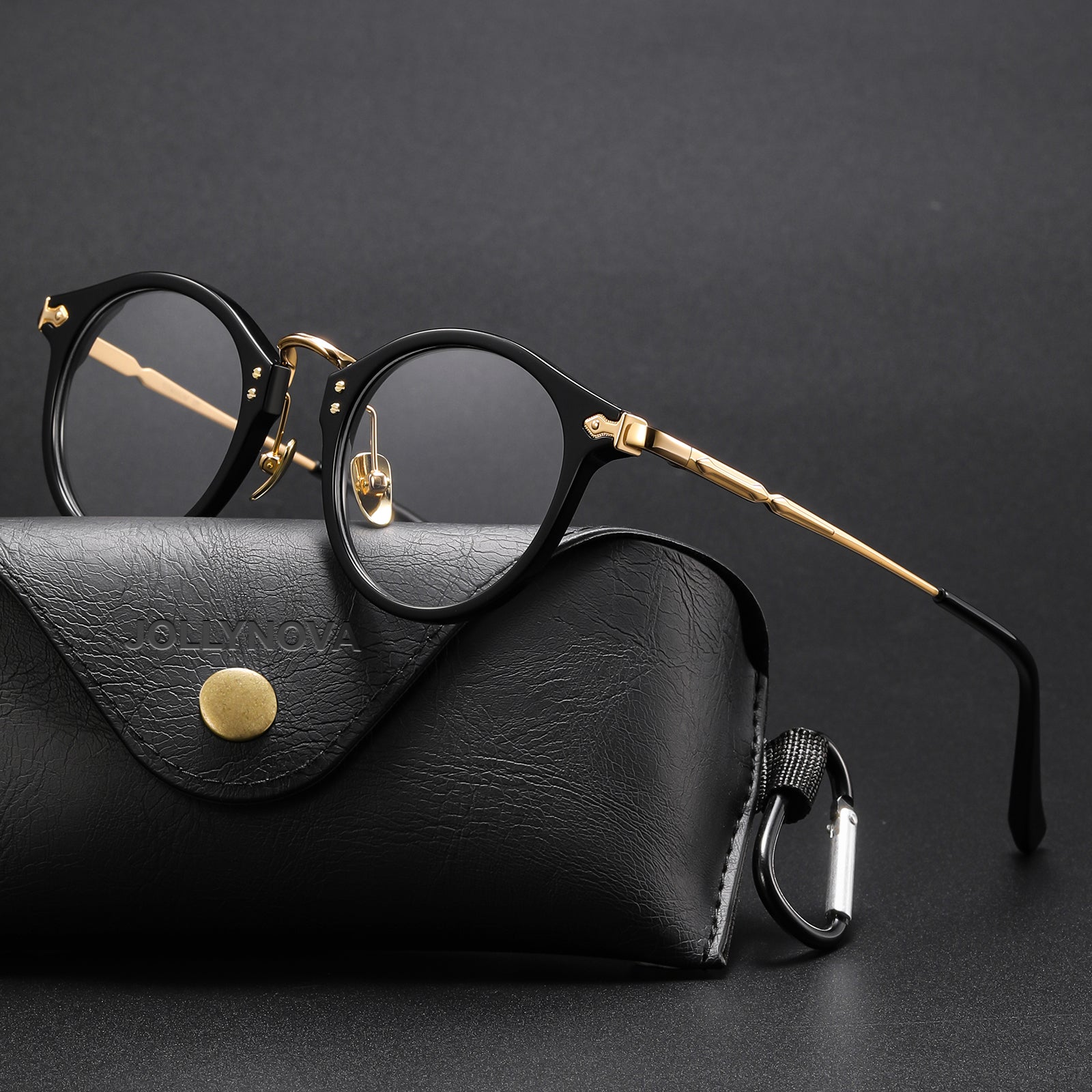 Sylor Titanium Vintage Oval Eyeglasses Frames – Jollynova