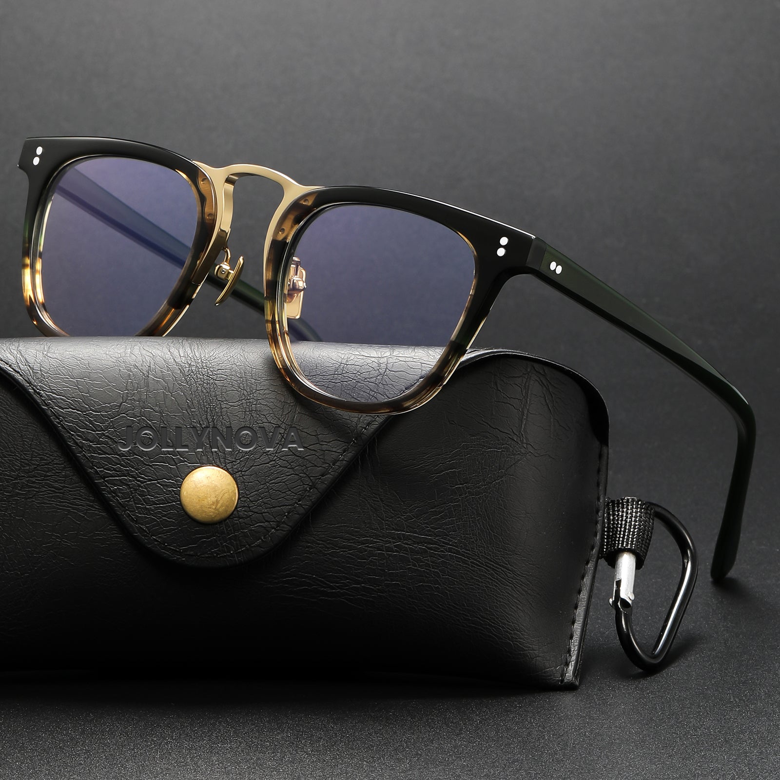 Hugh Retro Titanium Beam Glasses Frame – Jollynova