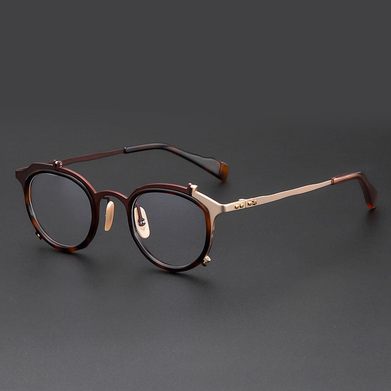 Wren Titanium Retro Hand Made Glasses Frame – Jollynova
