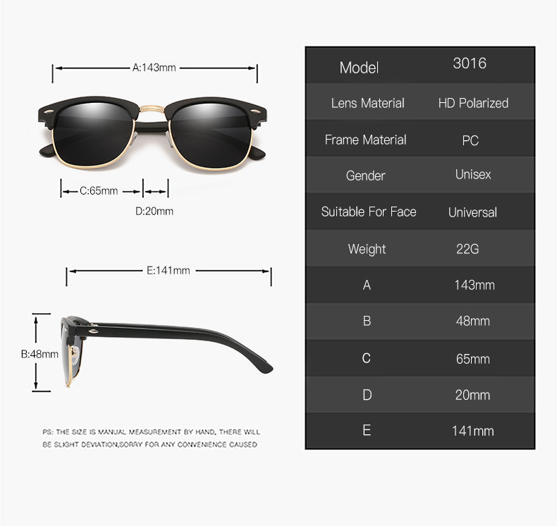 Ray Ban Clubmaster Size Guide