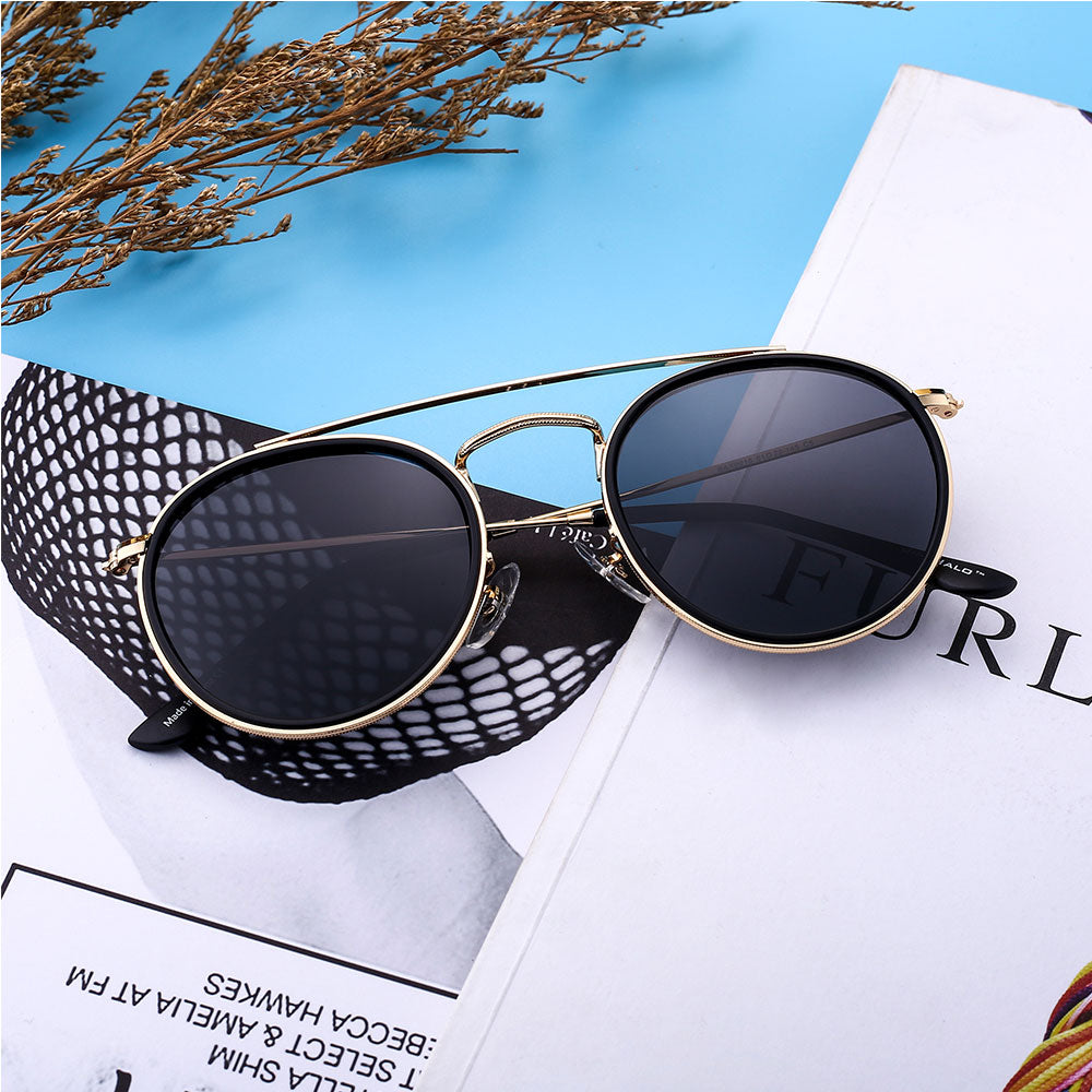 Vintage Round Sunglasses Men