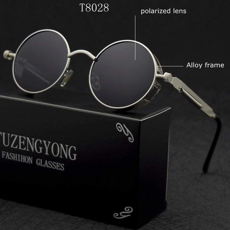 Men's Classic Gothic Steampunk Sunglasses Polarized Brand Designer ...